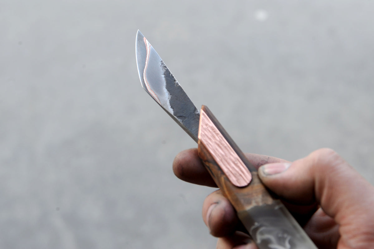 Copper & Damascus GoMai Kitchen Kiridashi – Nordquist Designs Inc.