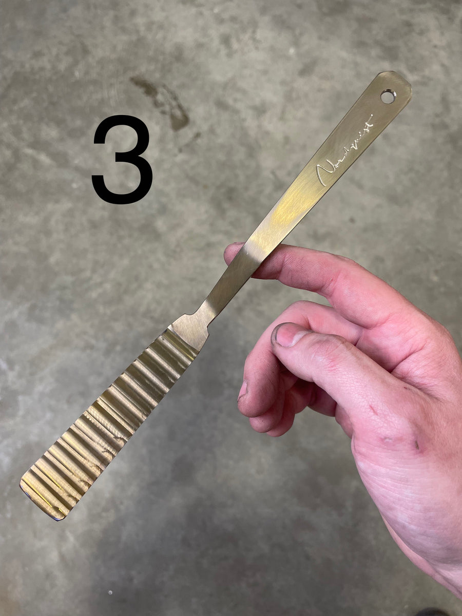 Titanium Small Offset Spatula – Nordquist Designs Inc.