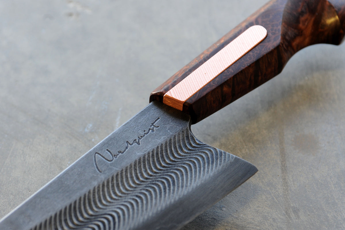 Milled S Pattern Damascus Bunka – Nordquist Designs Inc.